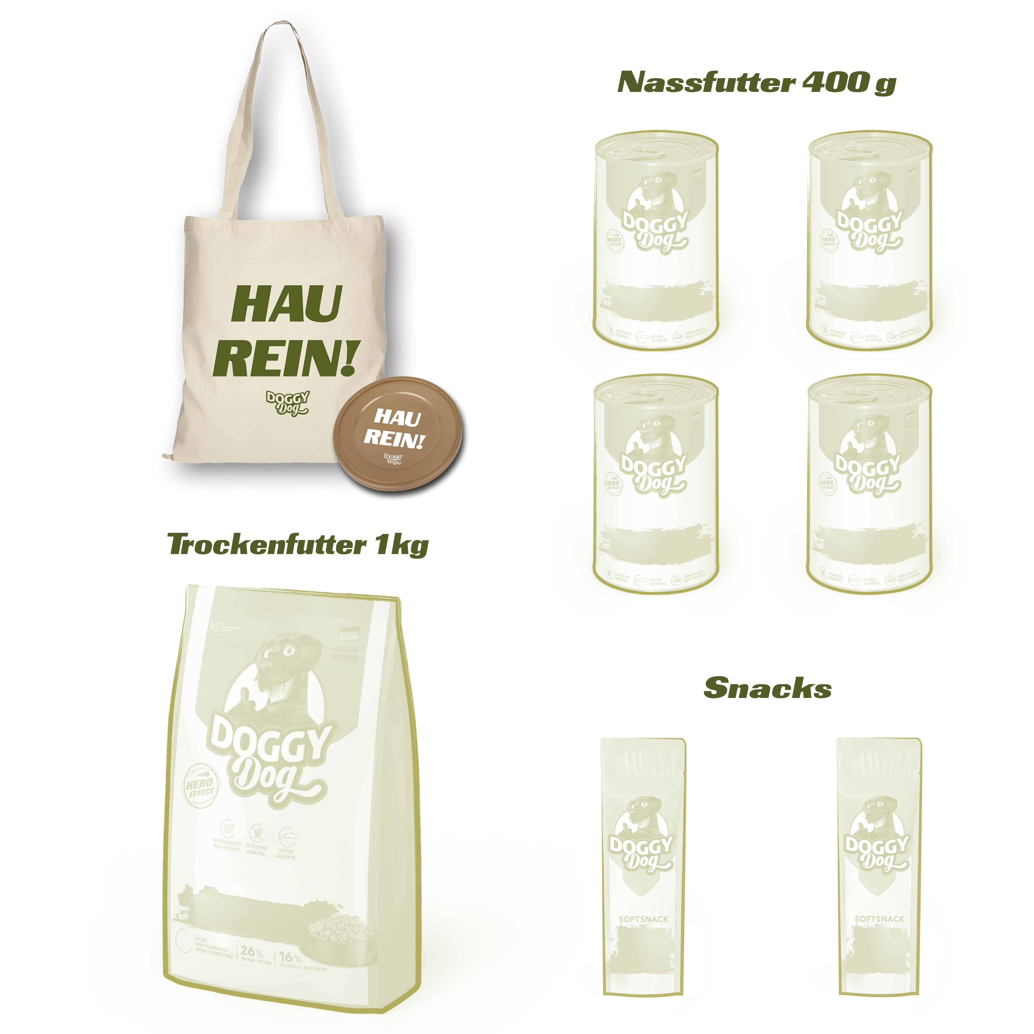 DOGGY Dog Hundefutter Probierbox | DDKONF01